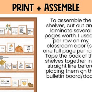 Fall Quotes and Phrases Bulletin Board Kit or Classroom Door Decoration ...