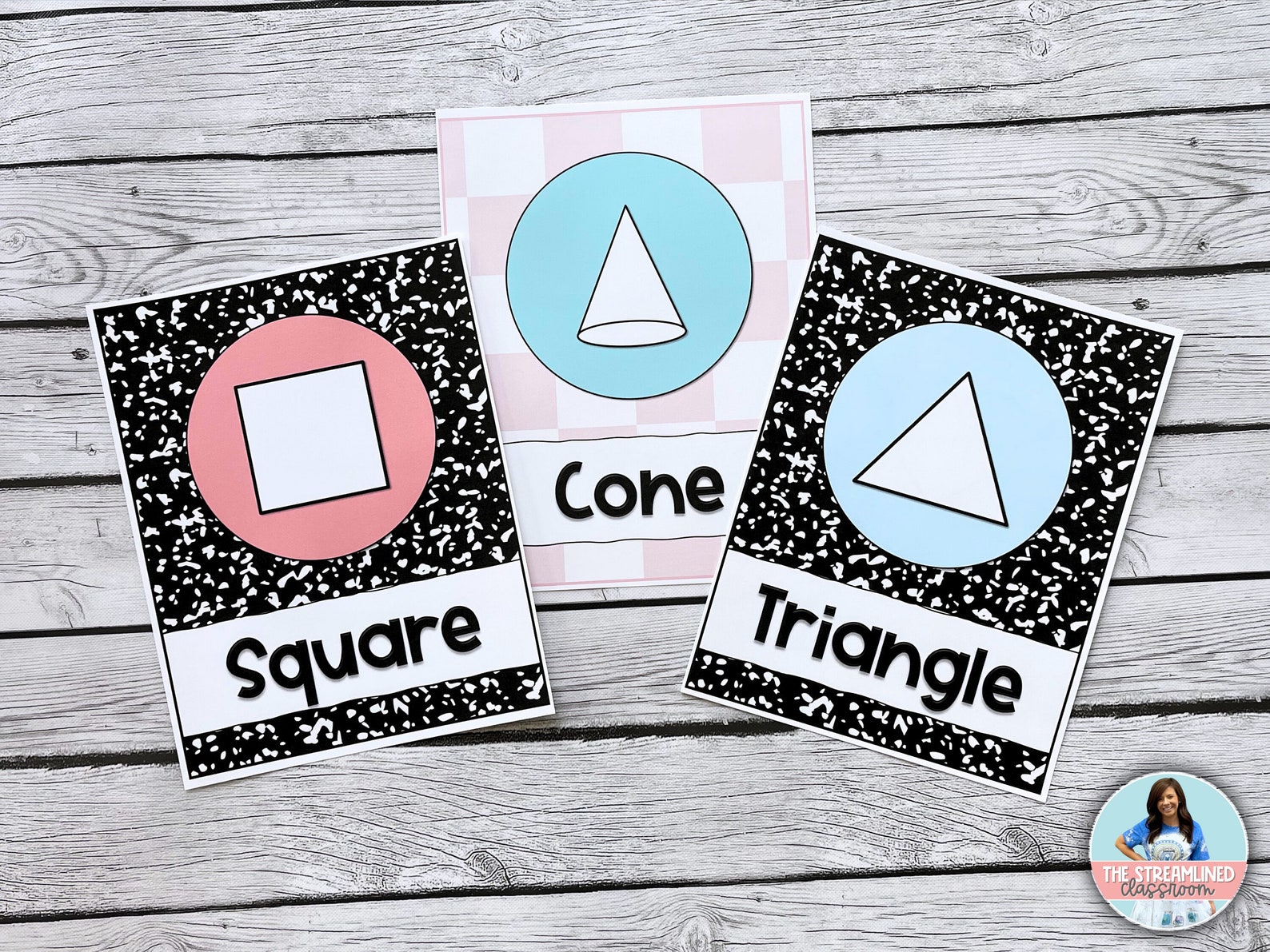 Shape Posters for Classroom Editable Printable Posters 2D and 3D Shapes ...