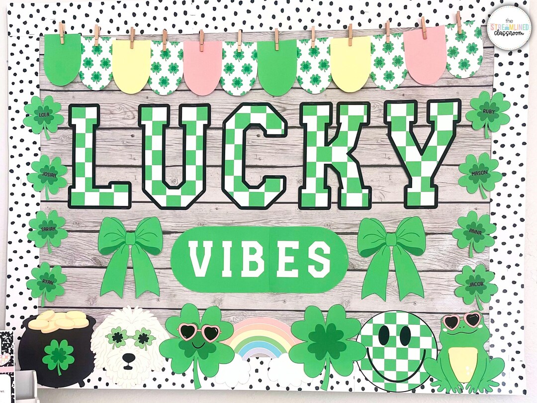 March Bulletin Board Idea - St. Patrick’s Day Classroom Door Decor ...
