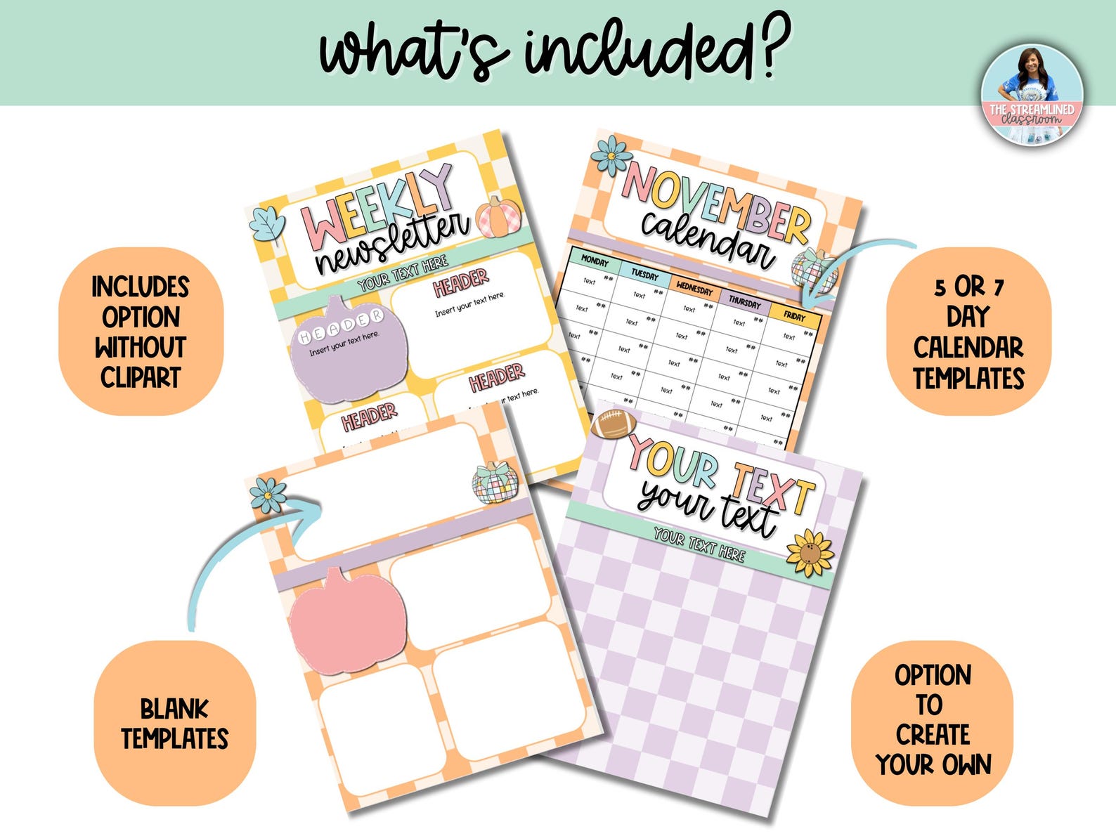 November Newsletter Template - Monthly or Weekly Editable Classroom ...