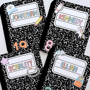 Locker Tags or Cubby Tags - Editable Classroom Name Labels for Students ...