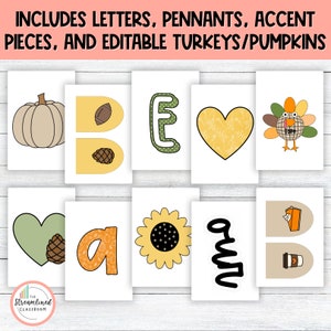 In Our Thankful Era Bulletin Board Kit or Classroom Door Decoration ...