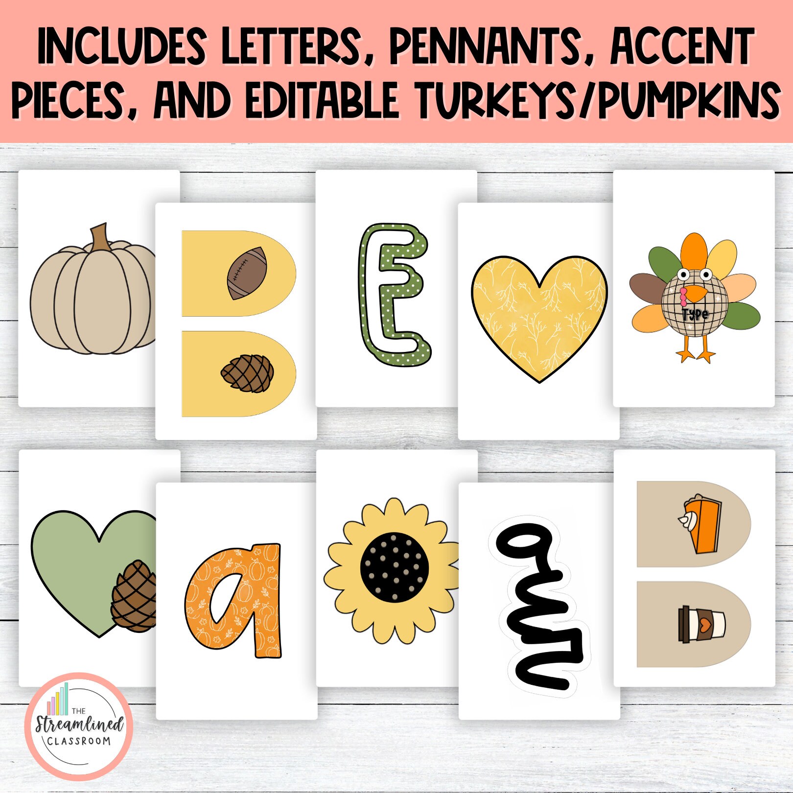 In Our Thankful Era Bulletin Board Kit or Classroom Door Decoration ...