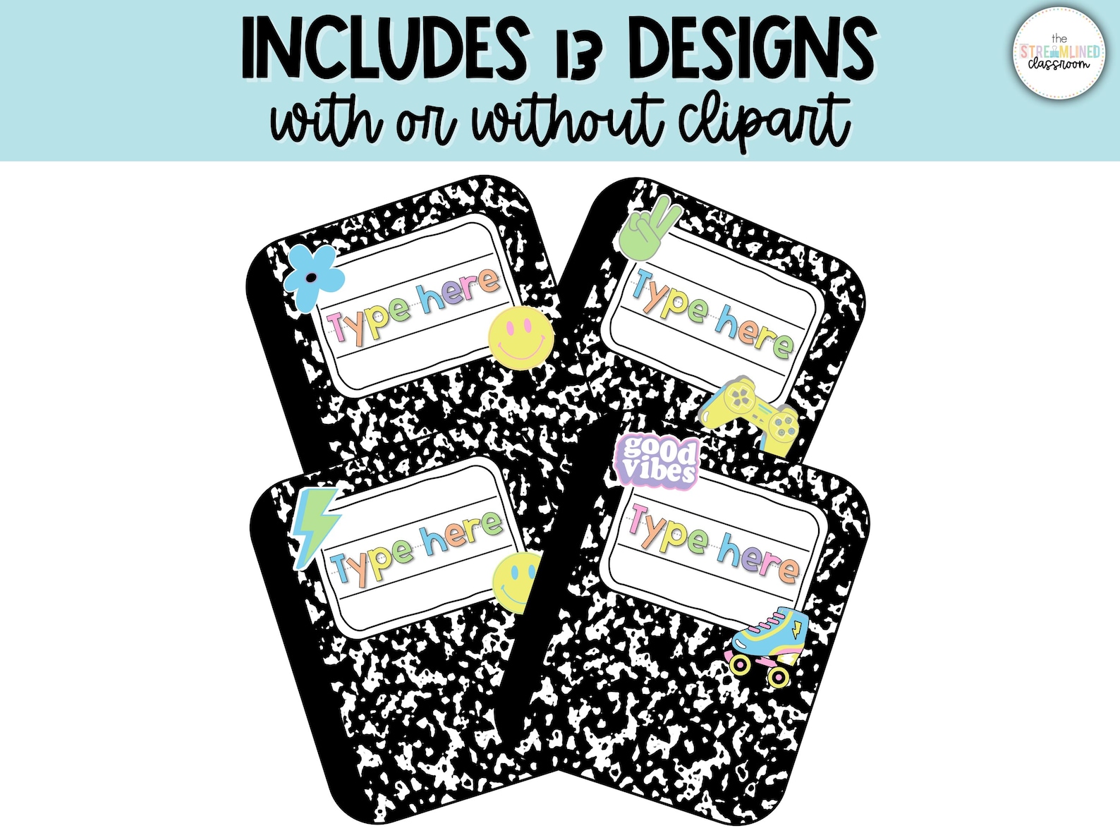 Student Locker Tags or Classroom Name Labels - Editable Retro ...