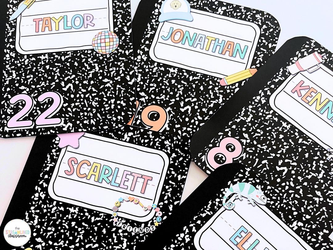 Locker Tags or Cubby Tags - Editable Classroom Name Labels for Students ...