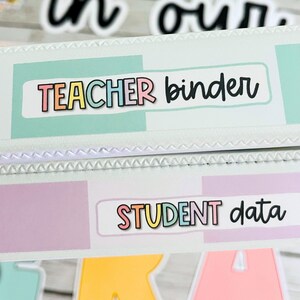 Binder Covers and Spines - Editable Binder Covers for Teachers or ...