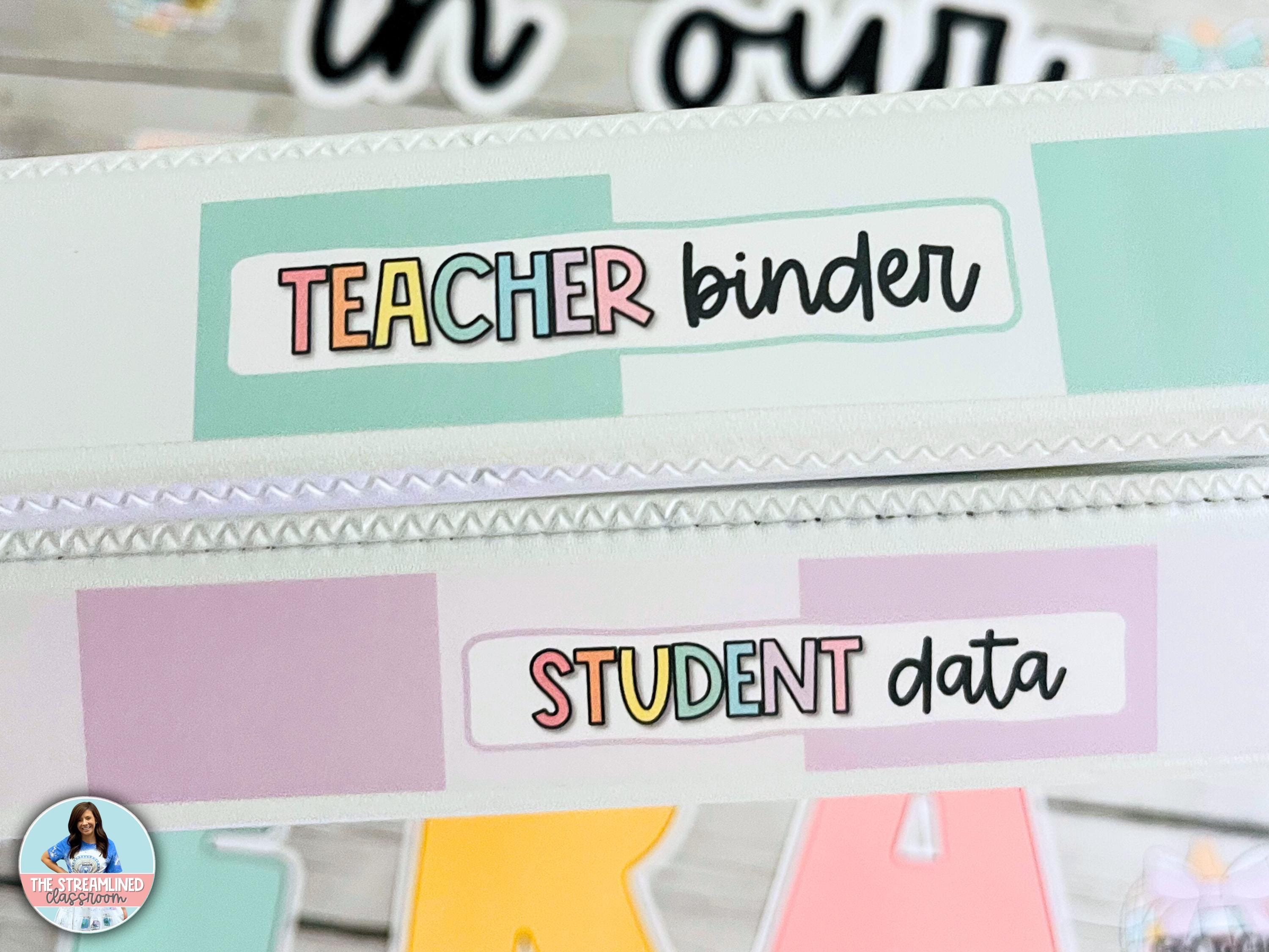 Binder Covers and Spines - Editable Binder Covers for Teachers or ...