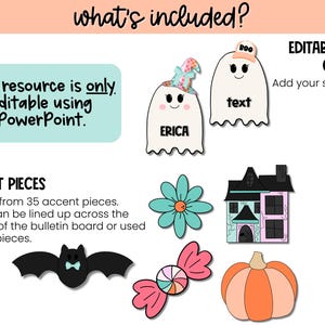 Halloween Bulletin Board Kit - October Classroom Decor - Very Cutesy ...
