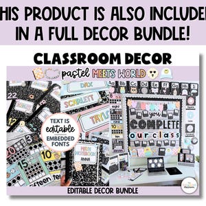 Welcome Back to School Bulletin Board or Classroom Door Decor Kit ...