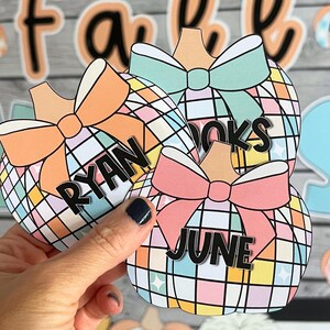 In Our Fall Era Bulletin Board - Autumn Door Decor Kit - Disco Pumpkins ...