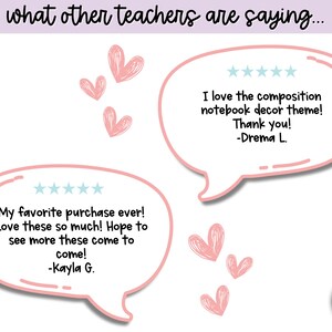 Composition Notebook Welcome Banner for Classroom - Editable Pennants ...