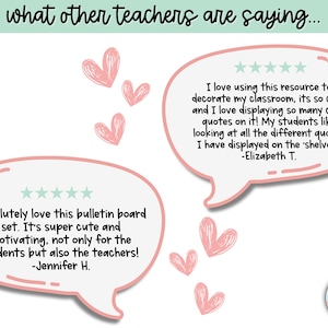 Motivational Quotes Bulletin Board Kit or Classroom Door Decor ...