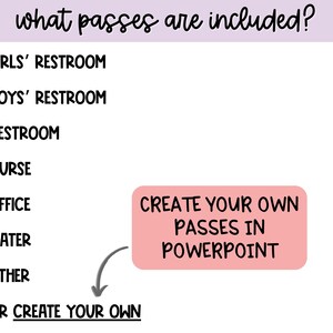 Hall Pass System for Push, Puck, or Tap Lights - Pastel Classroom Decor ...