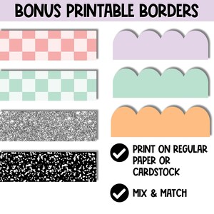 Welcome Back to School Bulletin Board or Classroom Door Decor Kit ...