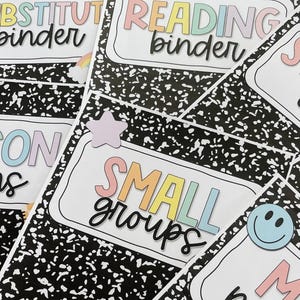 Binder Covers and Spines - Editable Binder Covers for Teachers or ...