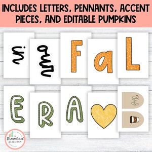 In Our Fall Era Bulletin Board Kit or Classroom Door Decoration ...