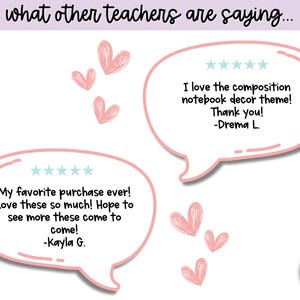 Composition Notebook Meet the Teacher Templates - Editable Meet Your ...