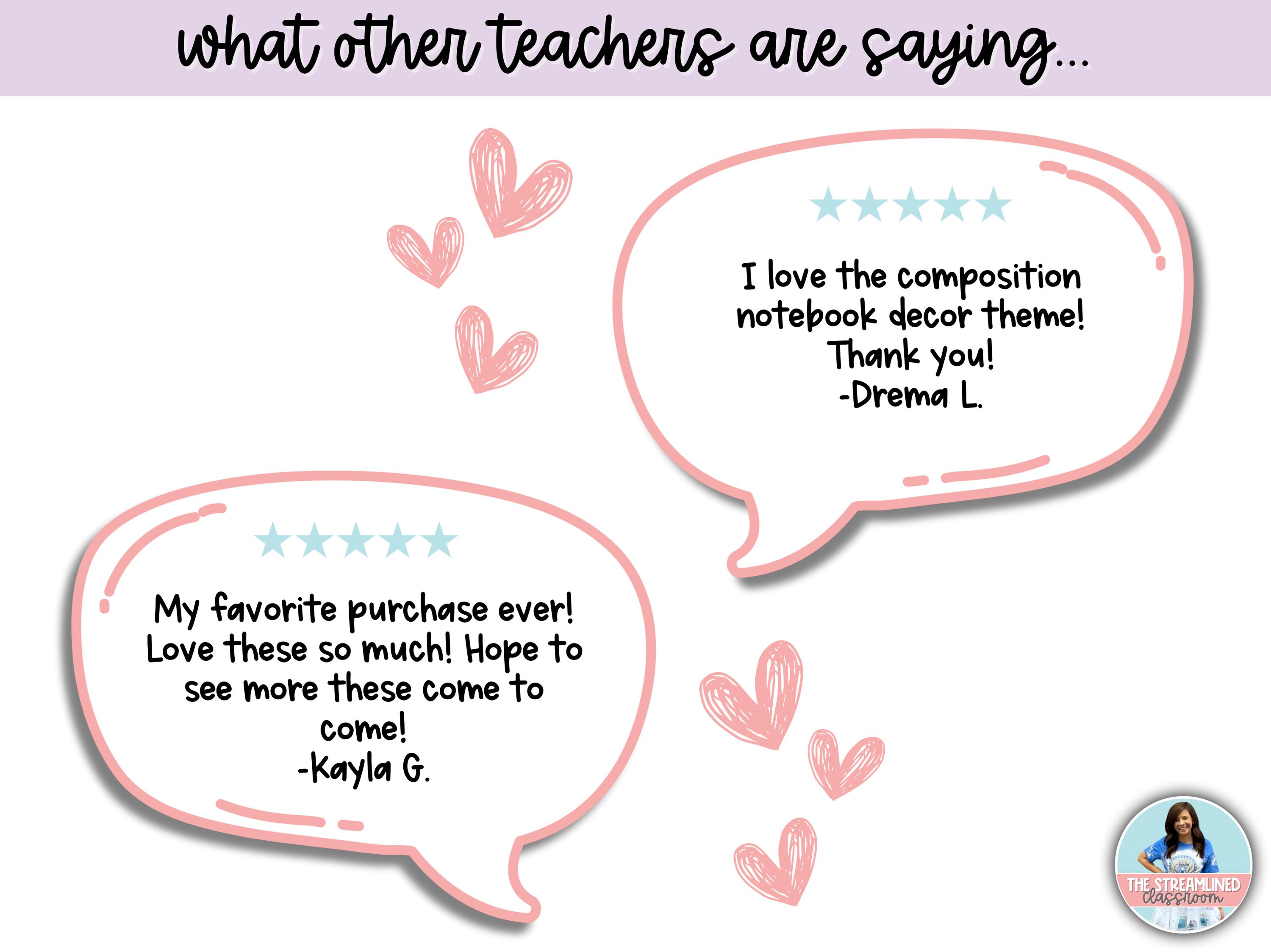 Composition Notebook Meet the Teacher Templates - Editable Meet Your ...