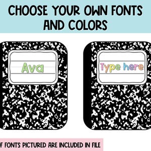 Student Locker Tags or Classroom Name Labels - Editable Retro ...