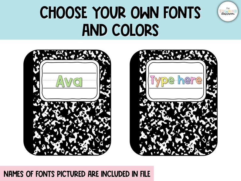 Student Locker Tags or Classroom Name Labels - Editable Retro ...