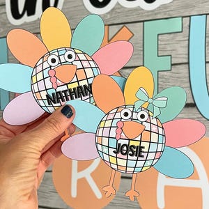 Thanksgiving Bulletin Board or Classroom Door Decor Kit | Printable ...