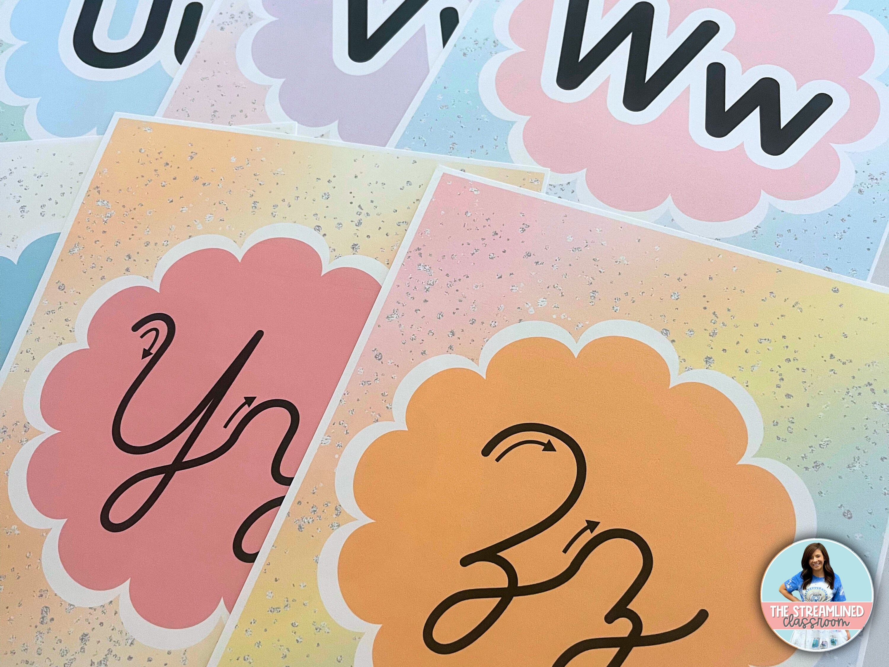 Composition Notebook Alphabet Posters | Pastel Classroom Decor ...