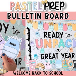 Welcome Back to School Bulletin Board or Classroom Door Decor Kit ...