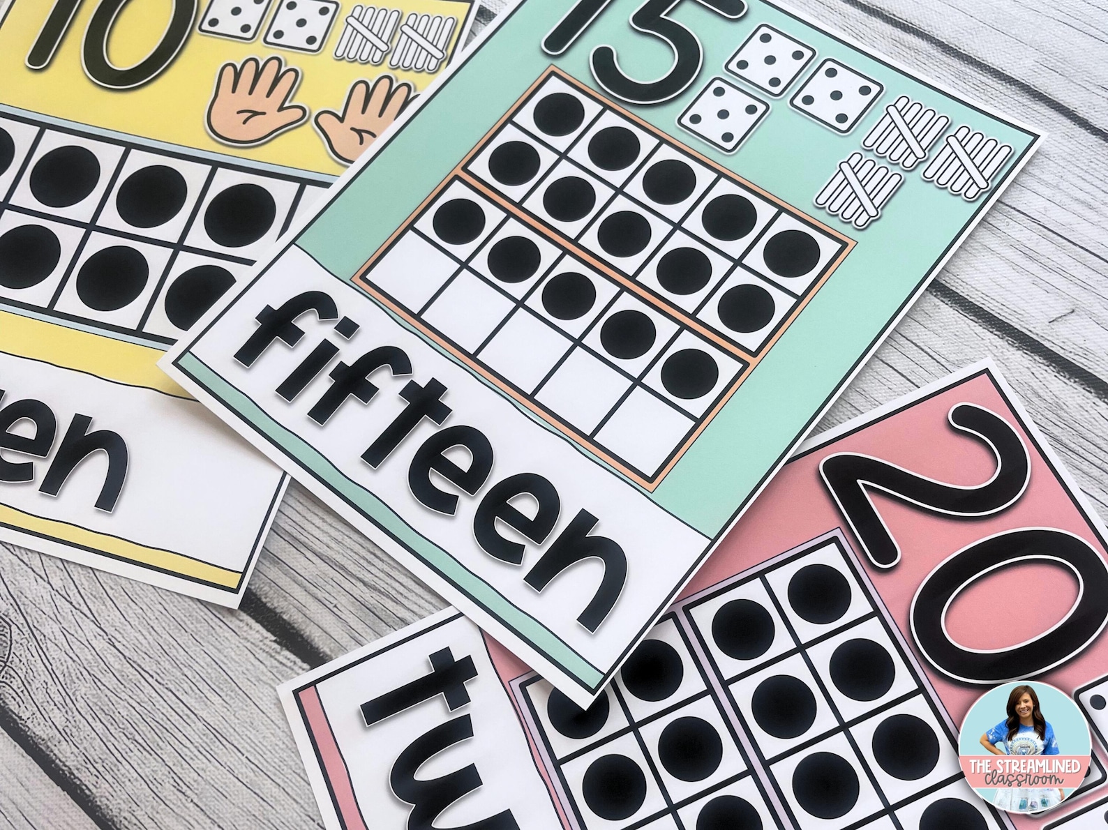 Composition Notebook Themed Number Posters for Classroom - Number ...
