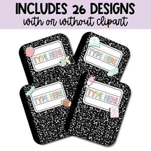 Locker Tags or Cubby Tags - Editable Classroom Name Labels for Students ...