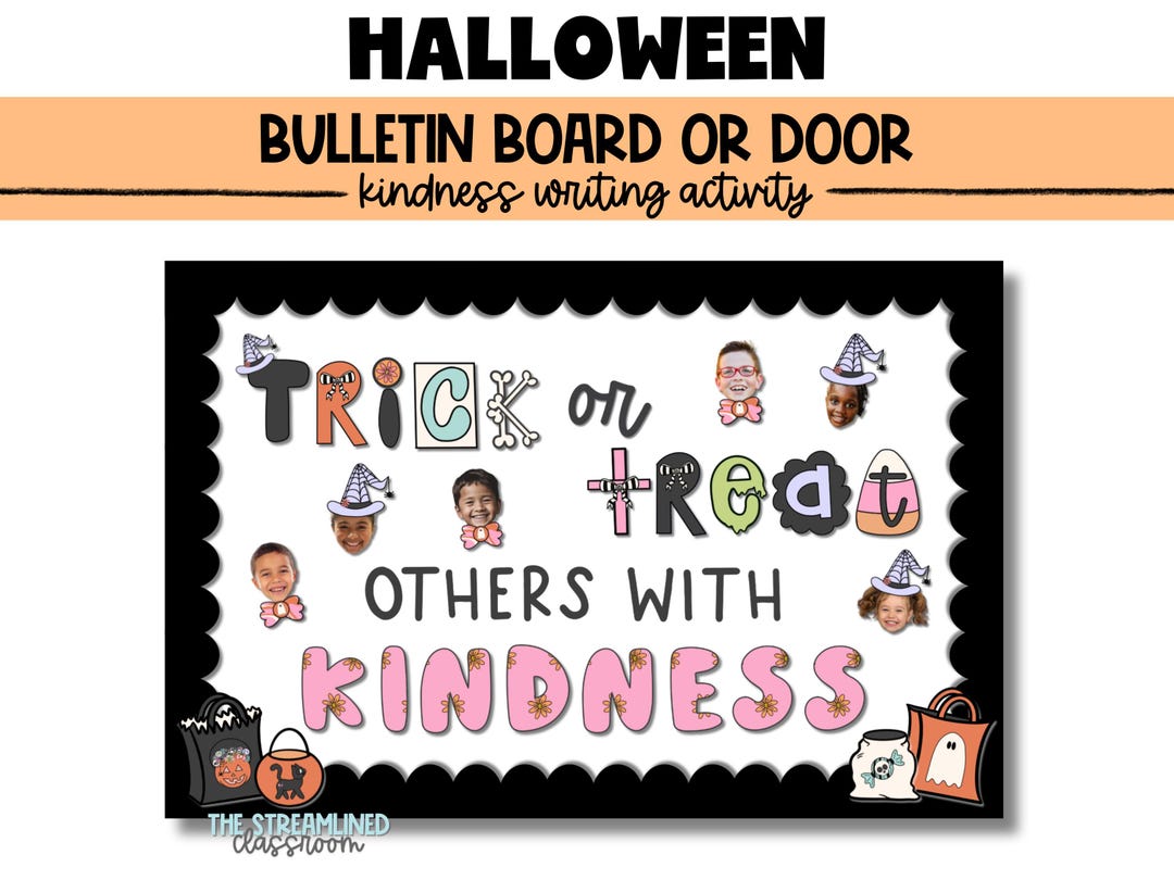 Halloween Bulletin Board Kit or Classroom Door Decoration - October ...