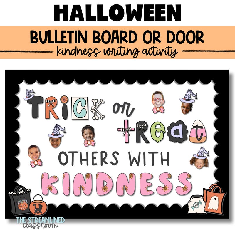 Halloween Classroom Door - Etsy