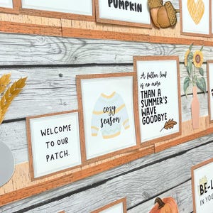 Fall Quotes and Phrases Bulletin Board Kit or Classroom Door Decoration ...