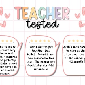 Welcome Back to School Bulletin Board or Classroom Door Decor Kit ...