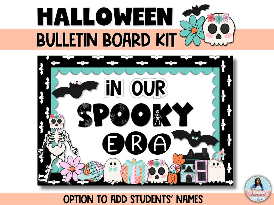 Halloween Bulletin Board Kit - October Classroom Decor Idea - in Our ...