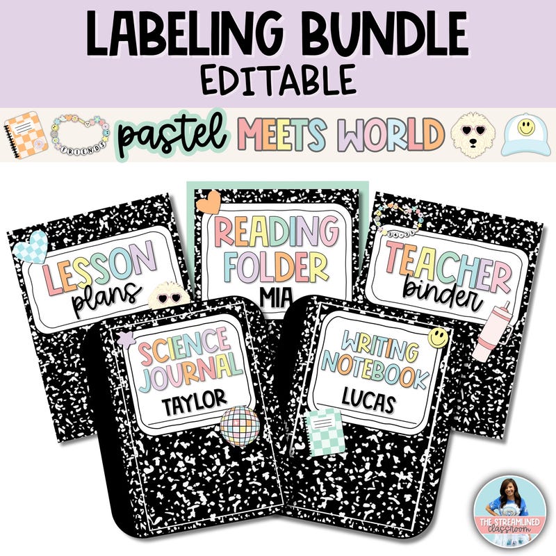 Personalized Take Home Folder Labels - Etsy