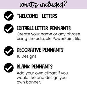 Composition Notebook Welcome Banner for Classroom - Editable Pennants ...