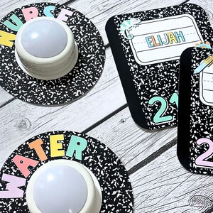 Composition Notebook Classroom Decor Mini Bundle - Pastel Classroom ...