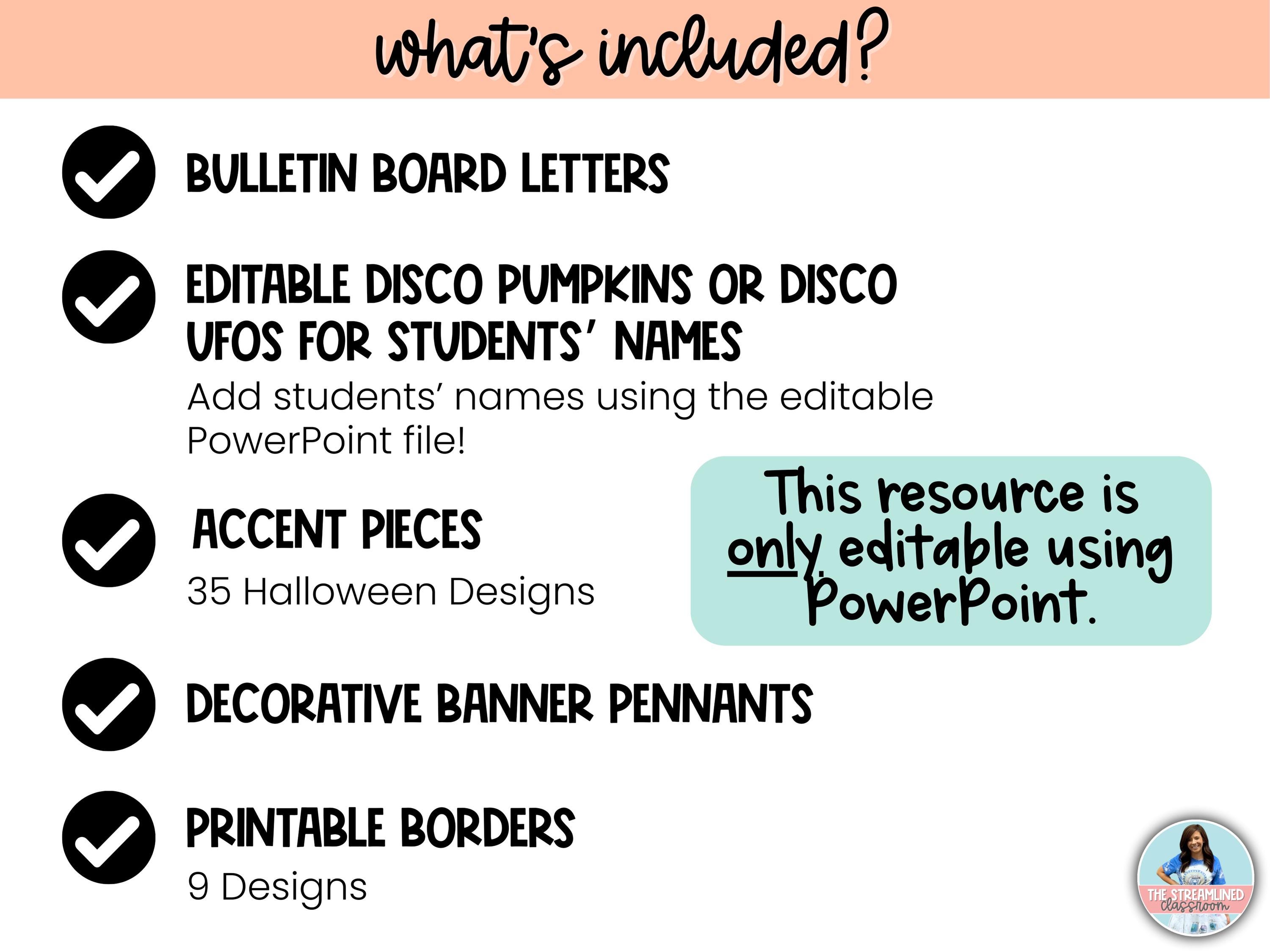 Halloween Bulletin Board Kit - October Classroom Decor Idea - in Our ...