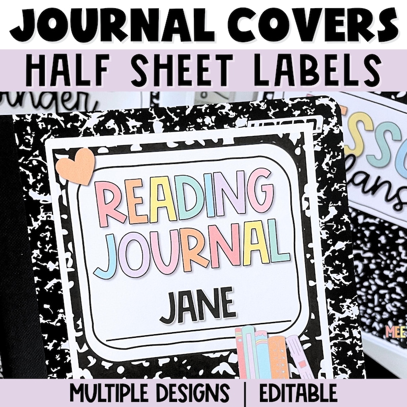 Composition Labels - Etsy