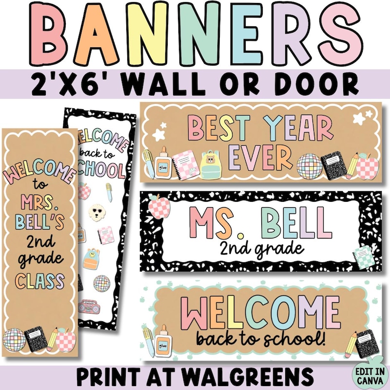 Classroom Canva Templates - Etsy