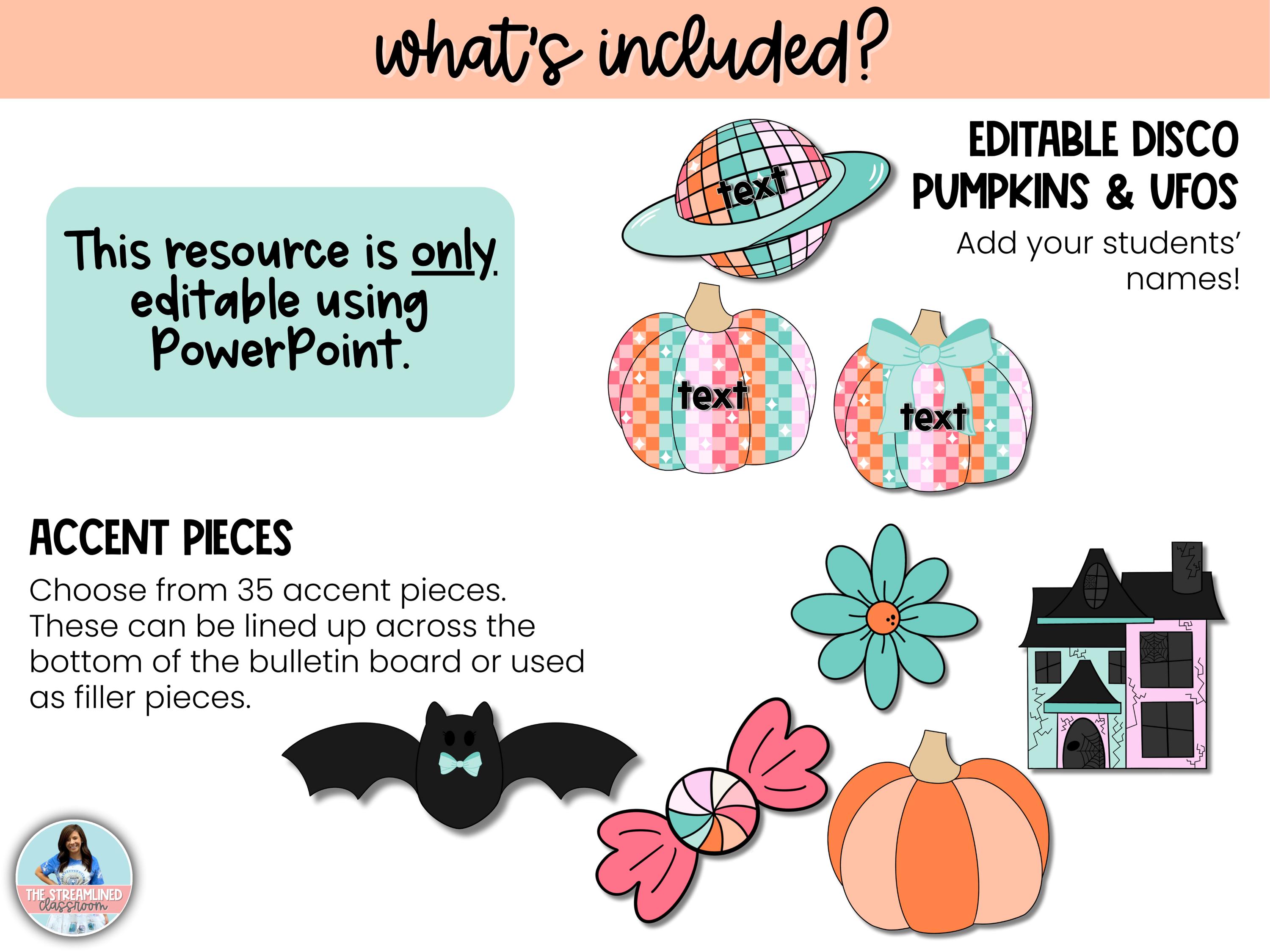 Halloween Bulletin Board Kit - October Classroom Decor Idea - in Our ...