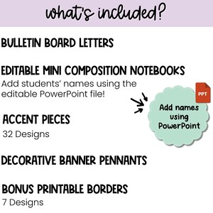 Welcome Back to School Bulletin Board or Classroom Door Decor Kit ...