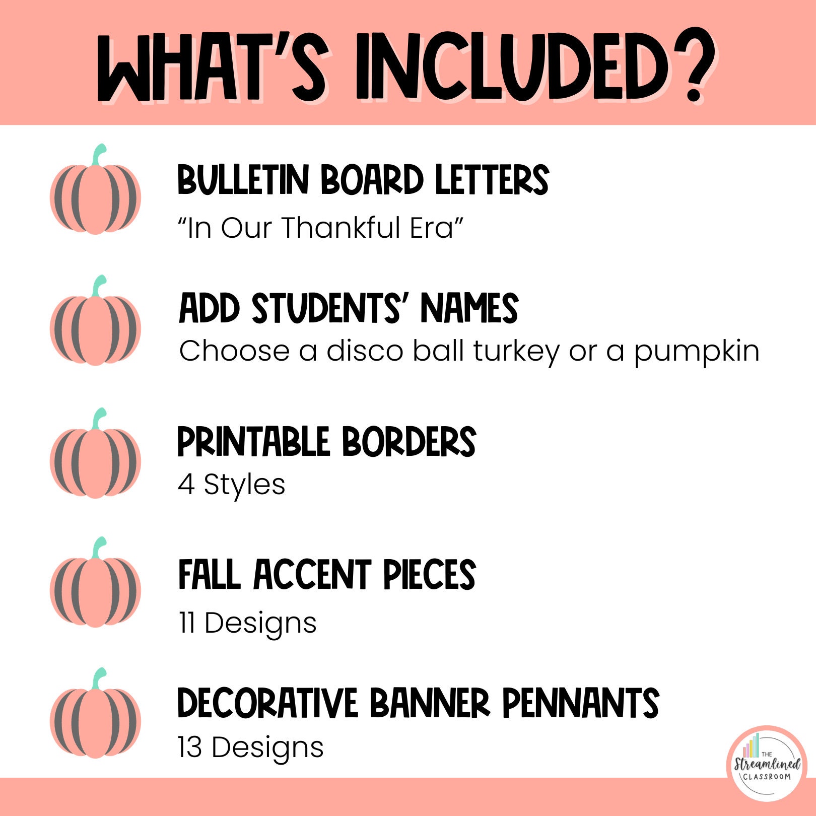 In Our Thankful Era Bulletin Board Kit or Classroom Door Decoration ...