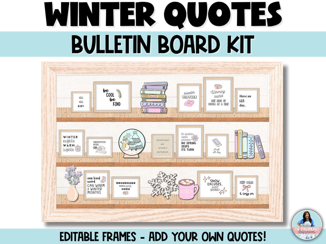 Winter Bulletin Board Kit or Classroom Door Decoration Idea - Winter ...