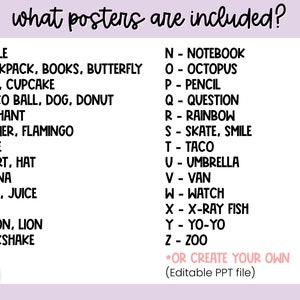 Composition Notebook Alphabet Posters - Pastel Classroom Decor ...