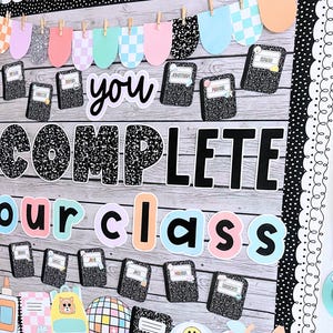 Welcome Back to School Bulletin Board or Classroom Door Decor Kit ...