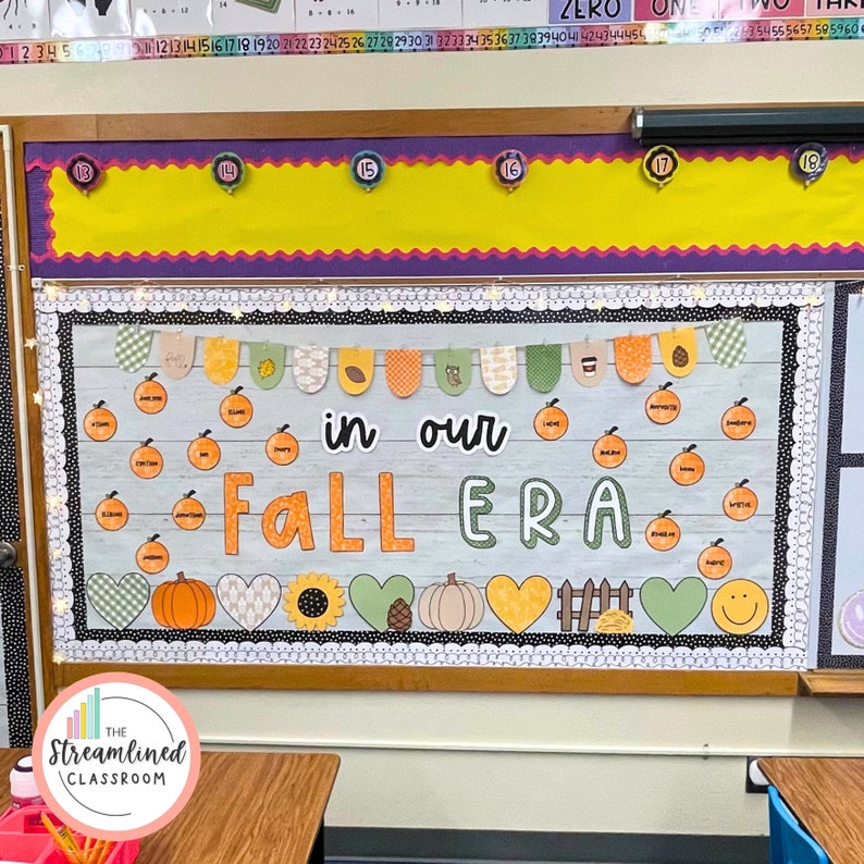 In Our Fall Era Bulletin Board Kit or Classroom Door Decoration ...