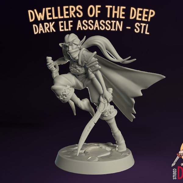 Dark Elf Stl Files - Etsy
