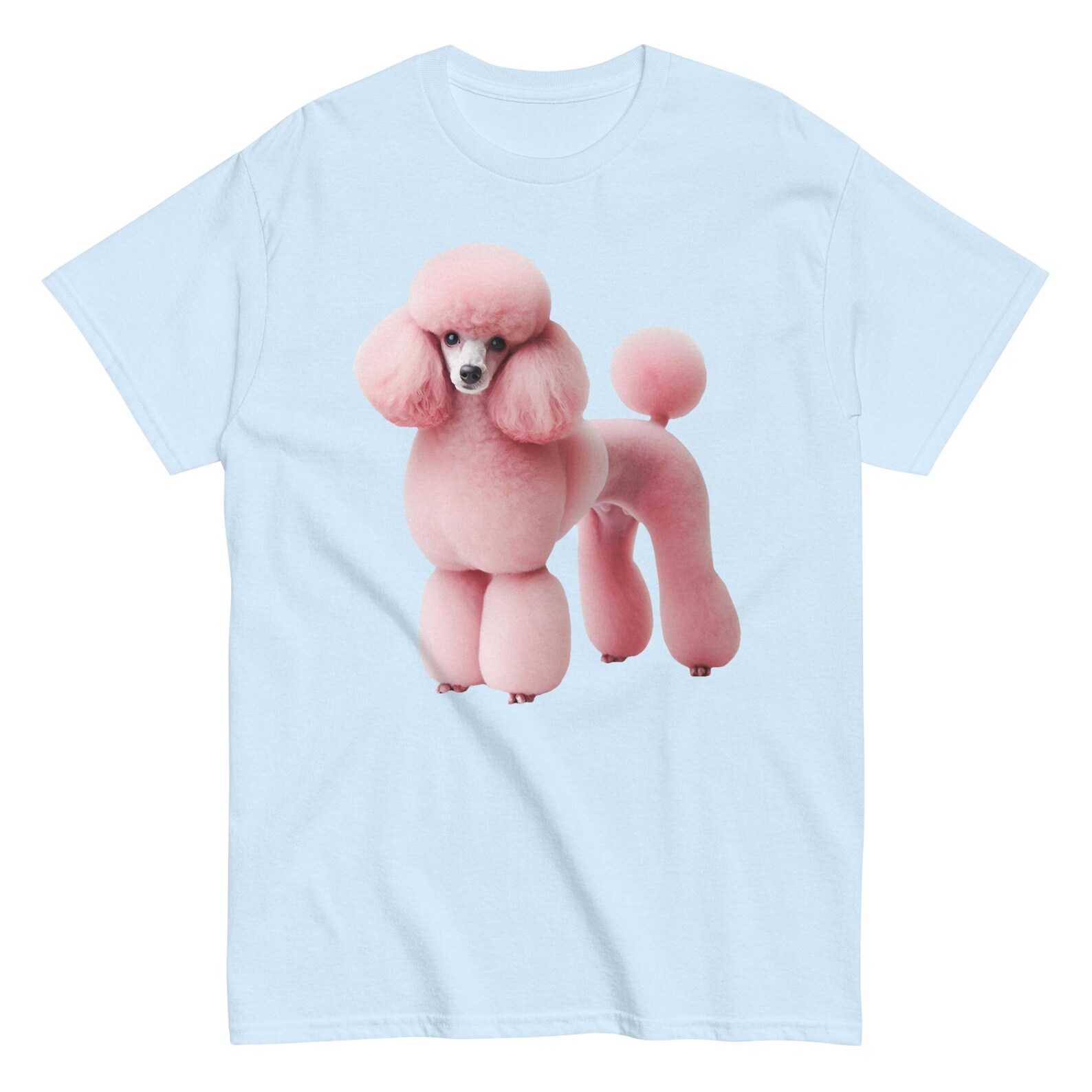 Unisex Pink Poodle Shirt, Coquette Dog Shirt, Aesthetic T-shirt - Etsy