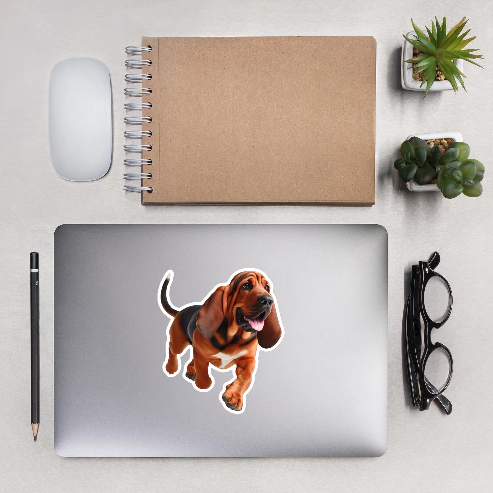 Bloodhound Sticker, Dog Water Bottle Sticker, Laptop Sticker - Etsy